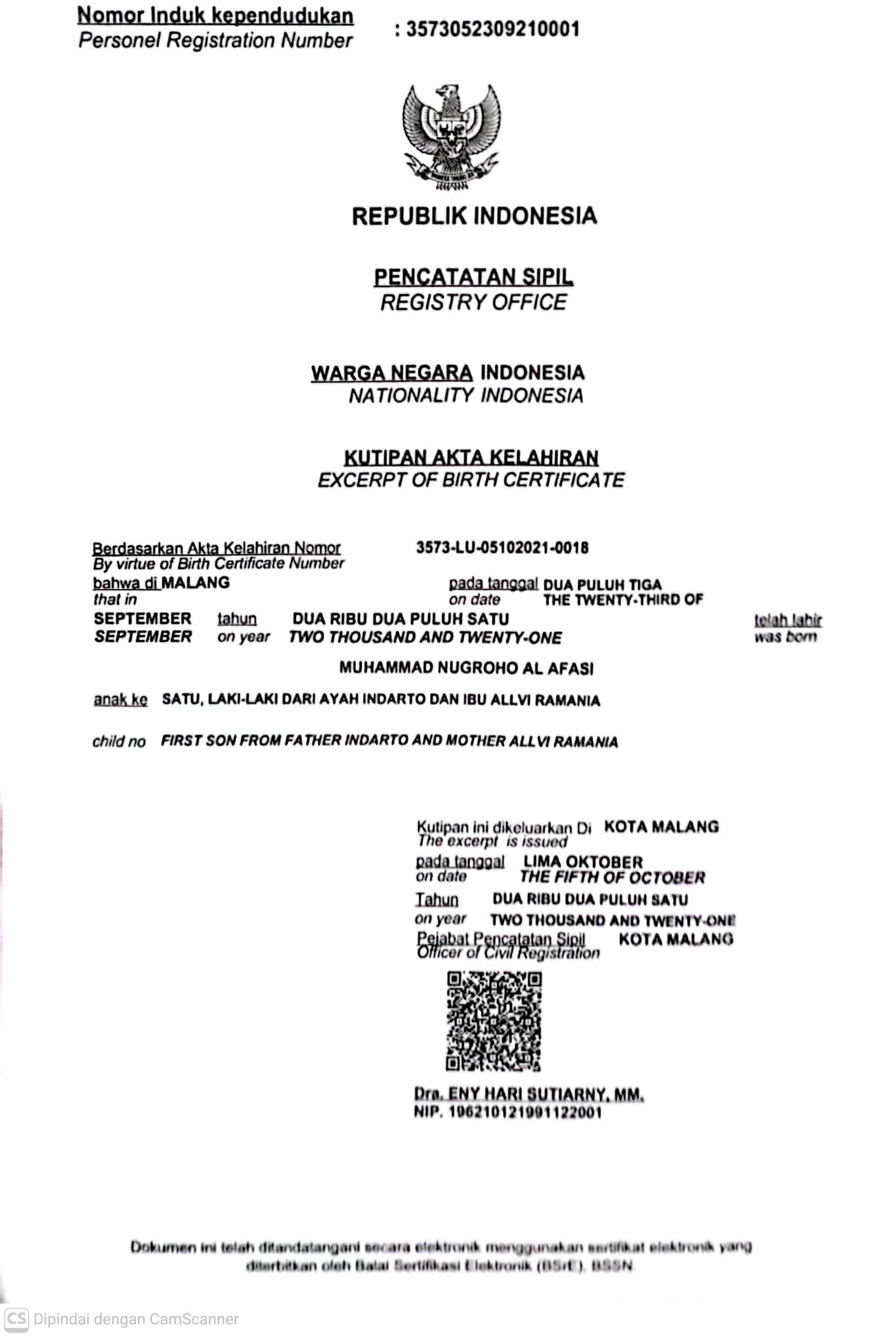 Data Formulir | Tata Usaha - Sekolah Restu